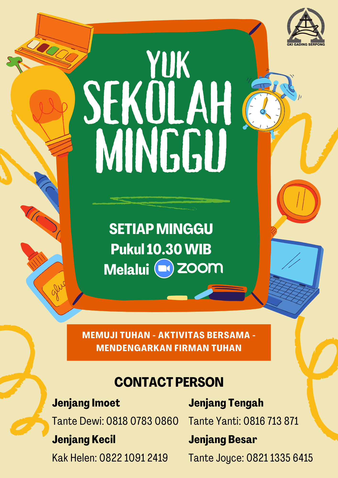Yuk Sekolah Minggu - GKI Gading Serpong